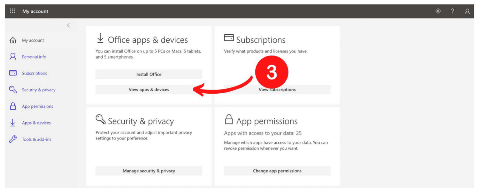 How to download Office apps with Microsoft 365 account?