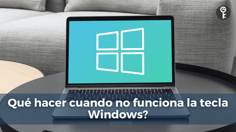 Qué hacer cuando no funciona la tecla Windows?